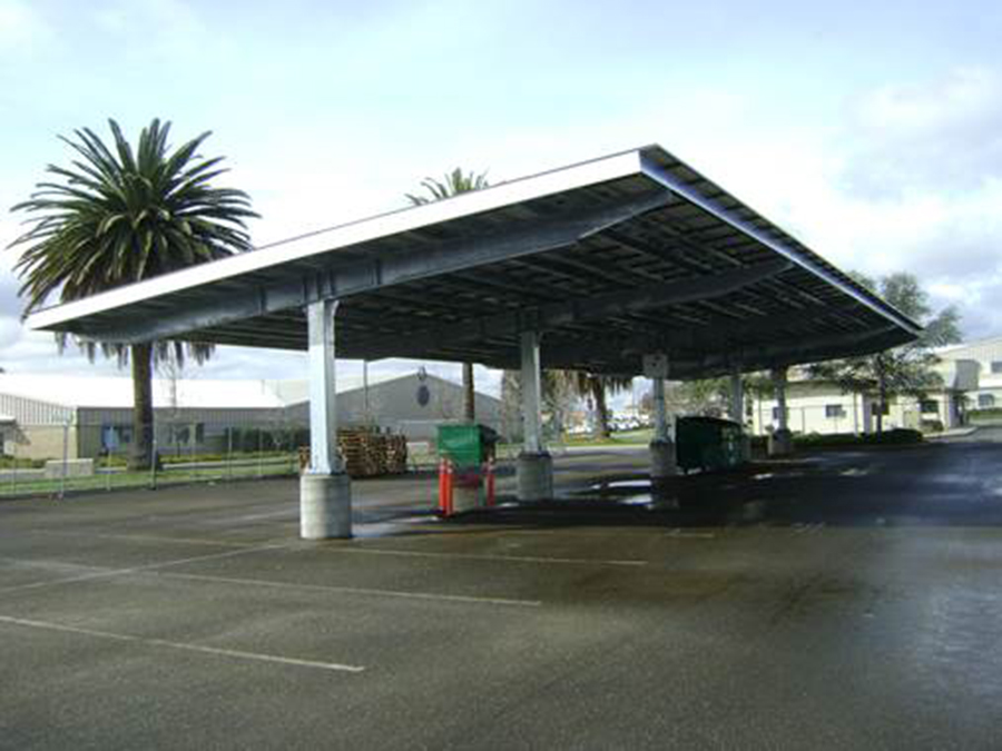 Carport Solar Projects at Army Reserve Centers « Synergyelectric